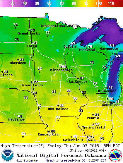 Warmest May on record in U.S.; spotty rainfall Friday | MPR News