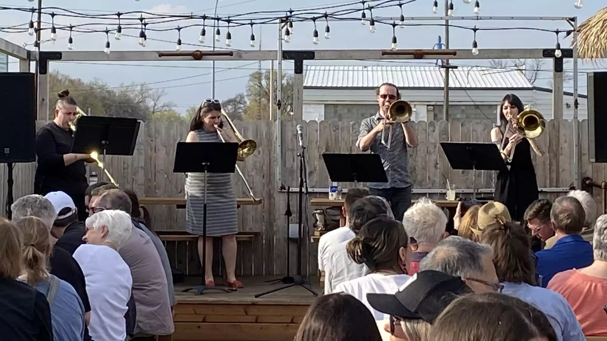 Paper Clips trombone quartet builds community in Moorhead with music ...