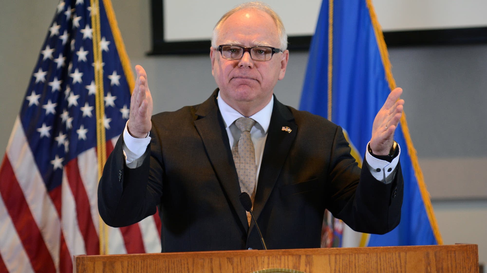 Walz says his budget will reduce racial disparities in Minnesota | MPR News