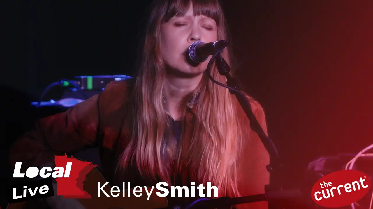 Kelley Smith performs at Radio Heartland's Minnesota Music Month showcase