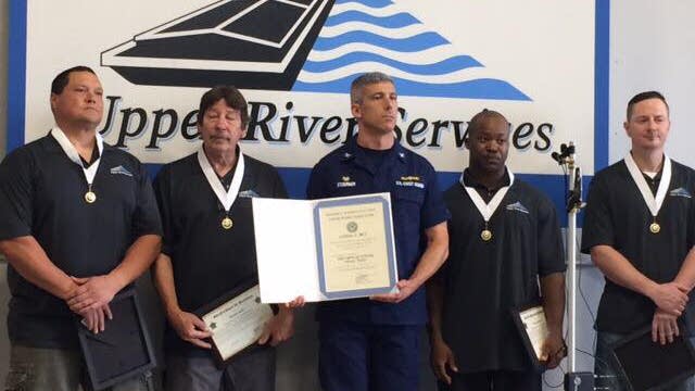 Heroes on the Miss. River honored for saving a man who jumped | MPR News