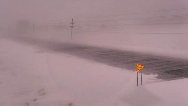 Blizzard conditions cause highway closures in Red River Valley | MPR News