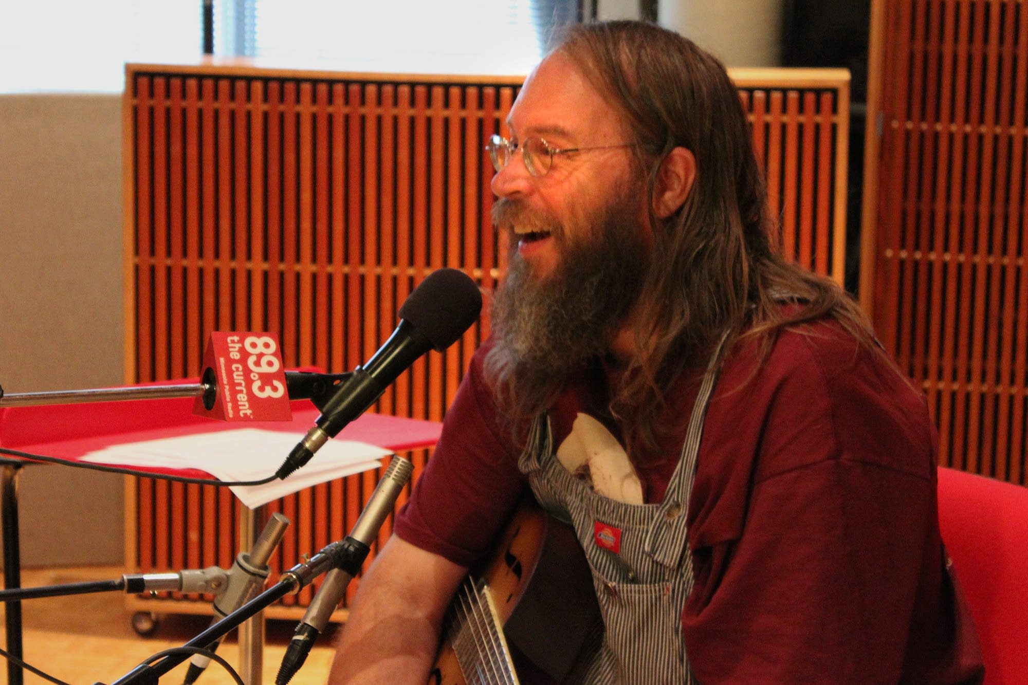 Charlie Parr performs in The Current studio