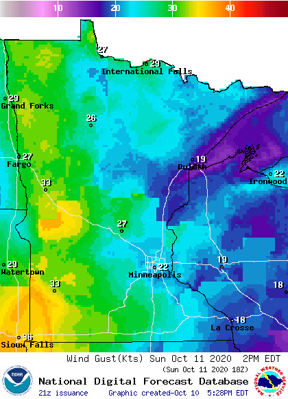 Windy Sunday, with late day thunderstorm chances | MPR News