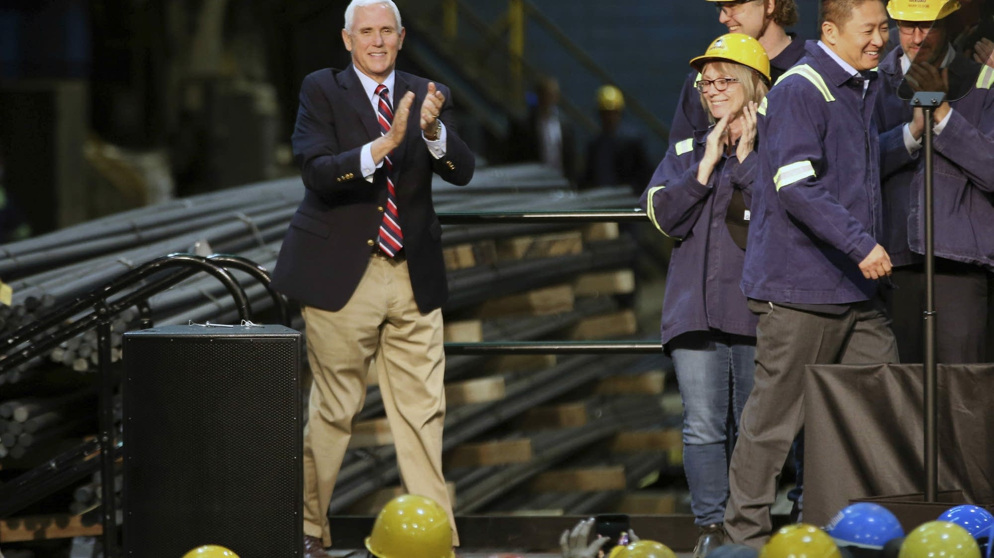 In visit to Minnesota, Pence touts Trump trade policy | MPR News