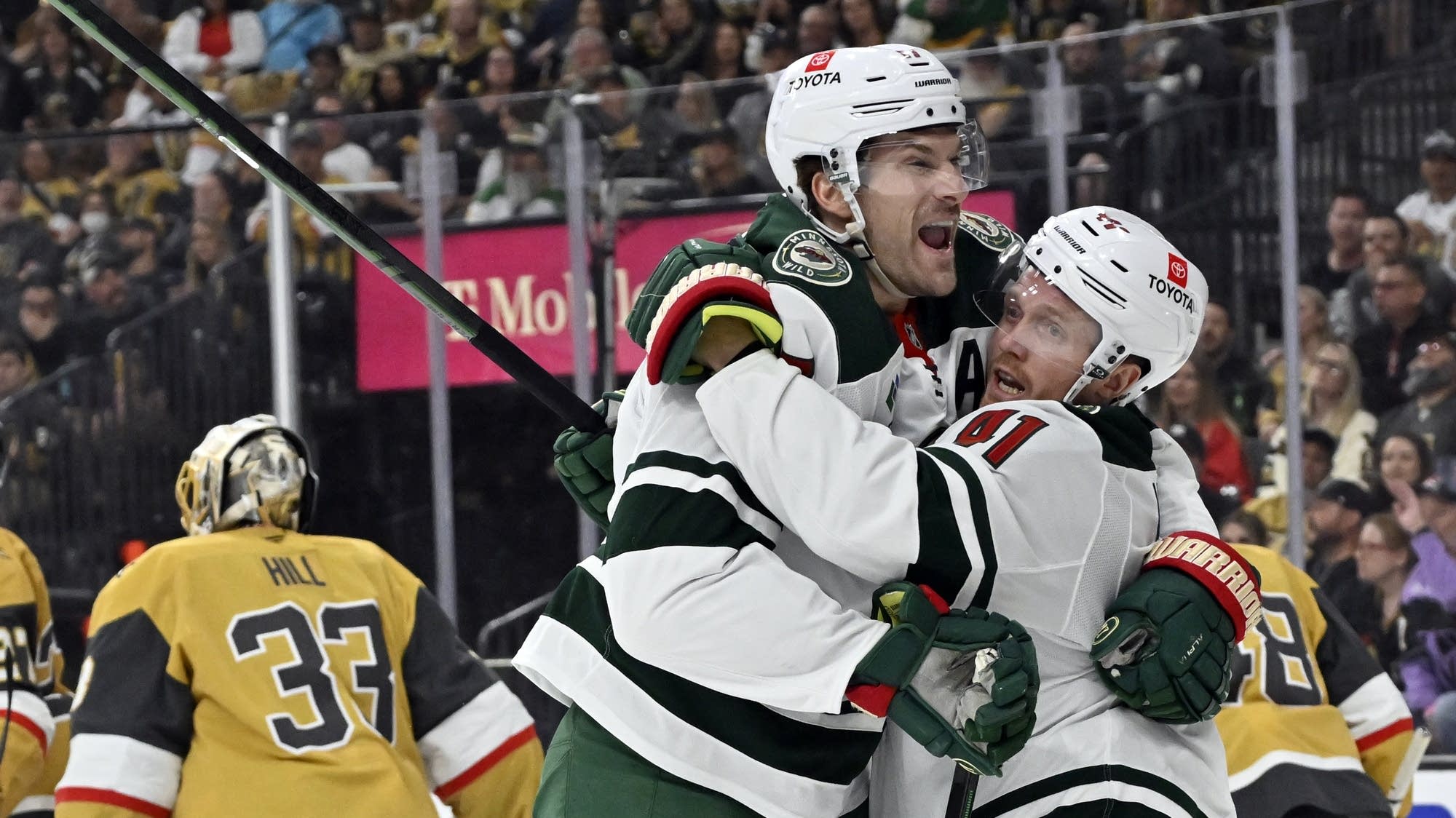 Minnesota Wild top Las Vegas Golden Knights with a 5-2 win, tying the ...
