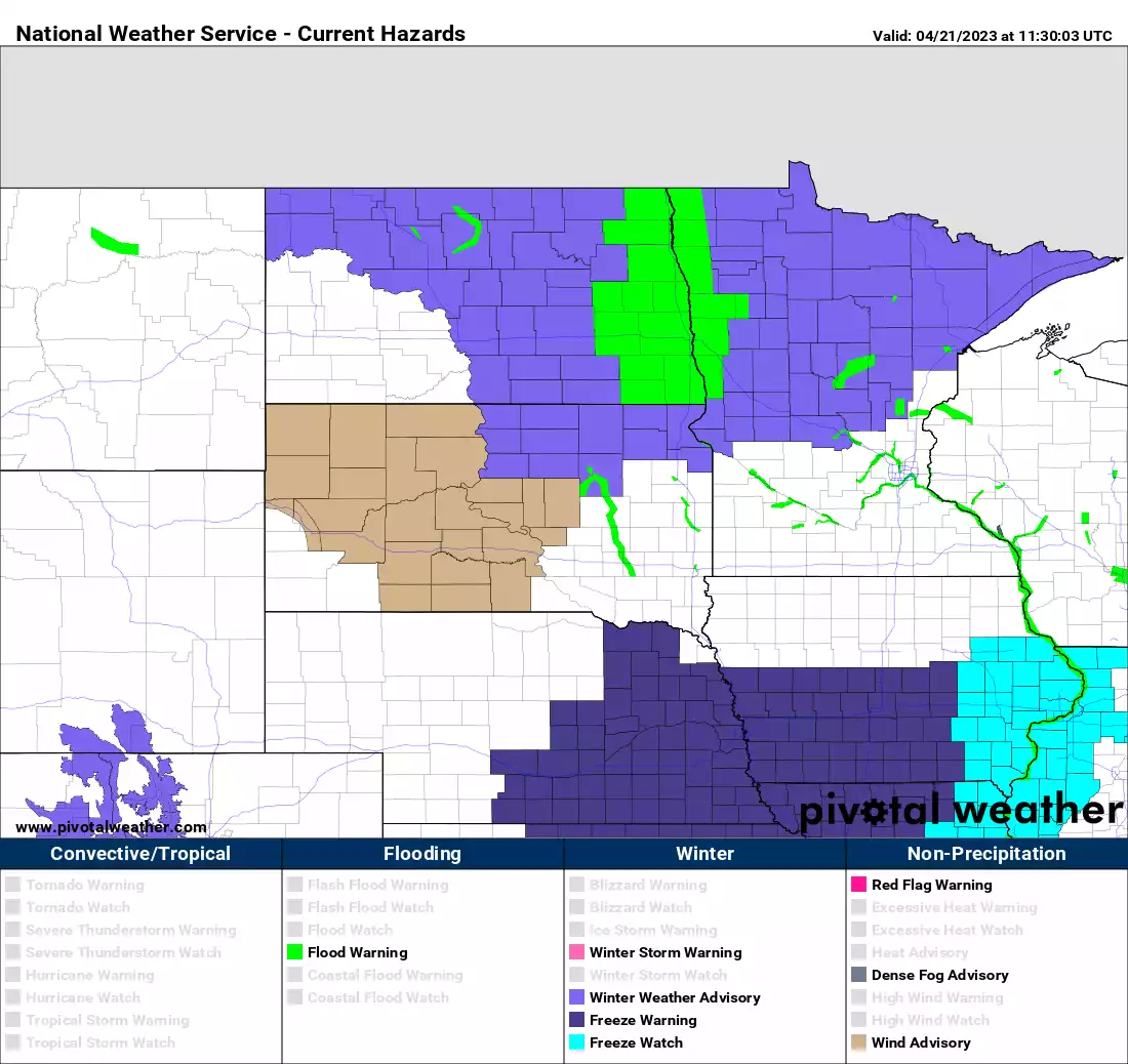 Cold, breezy with scattered snow and rain showers Friday | MPR News