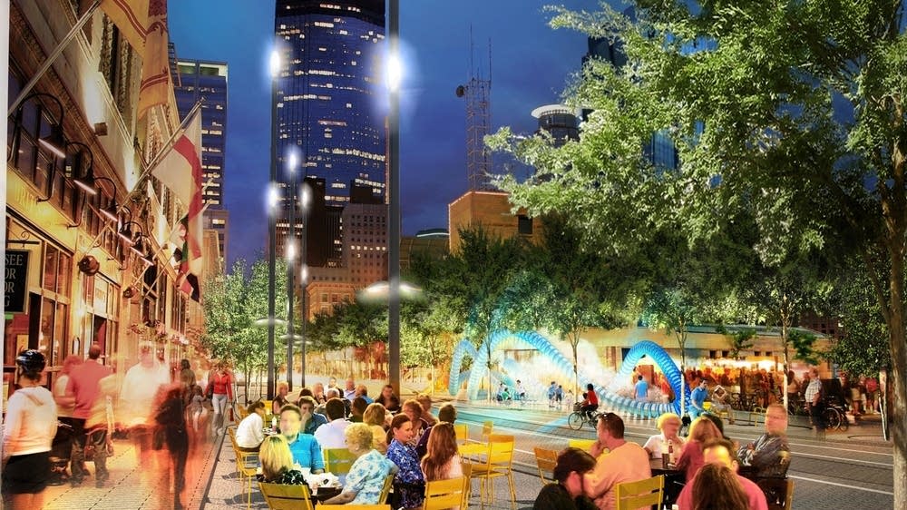 More details for Nicollet Mall redesign unveiled | MPR News