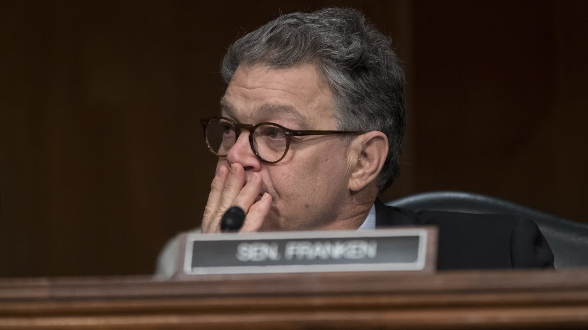 Franken, soon-to-be-gone, but back at Senate job | MPR News
