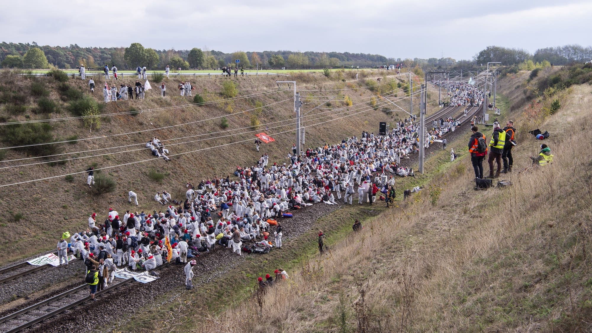 Protesters in Germany block tracks to disputed coal mine | MPR News