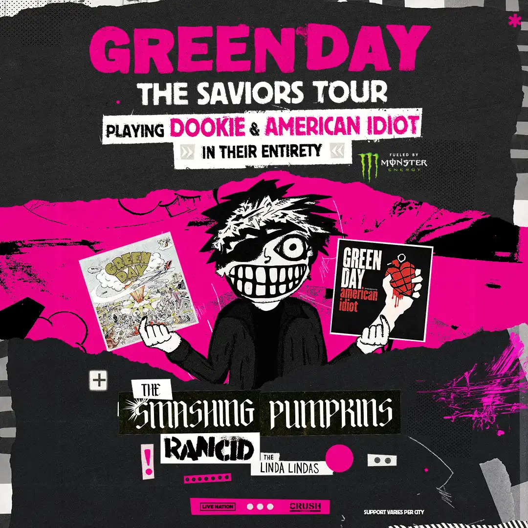 Green Day with The Smashing Pumpkins, Rancid, and the Linda Lindas