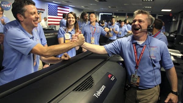 Nasa Mission Control Celebration