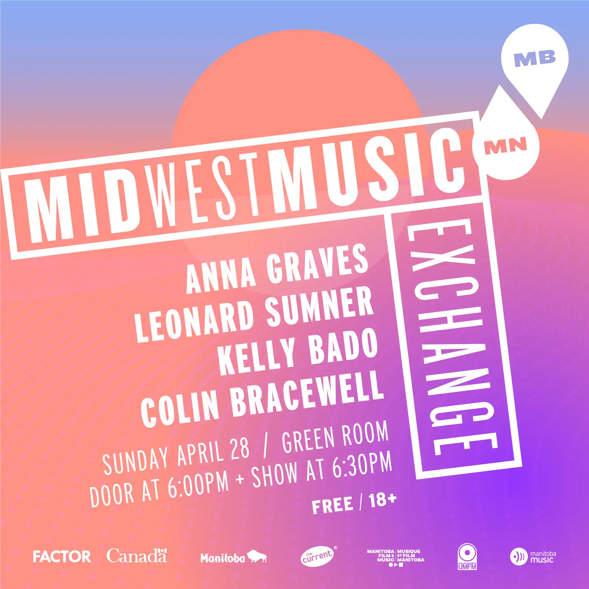 FREE SHOW! Midwest Music Exchange: Exploring the Sounds of Manitoba ...