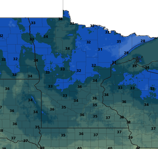 Windy, mild; rain, snow showers Monday afternoon | MPR News