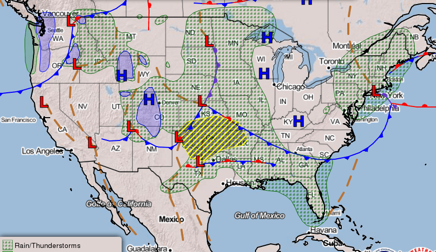 Warmer, mostly sunny Friday; increasing shower chance this weekend ...