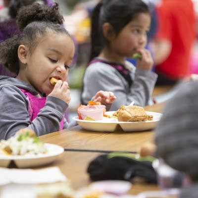 Children Eating Lunch