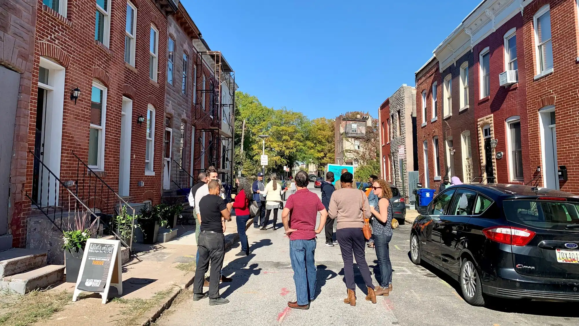 An abandoned block is reborn in West Baltimore
