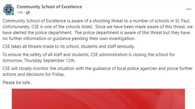 A wave of school threats hits Minnesota schools, experts say even ...