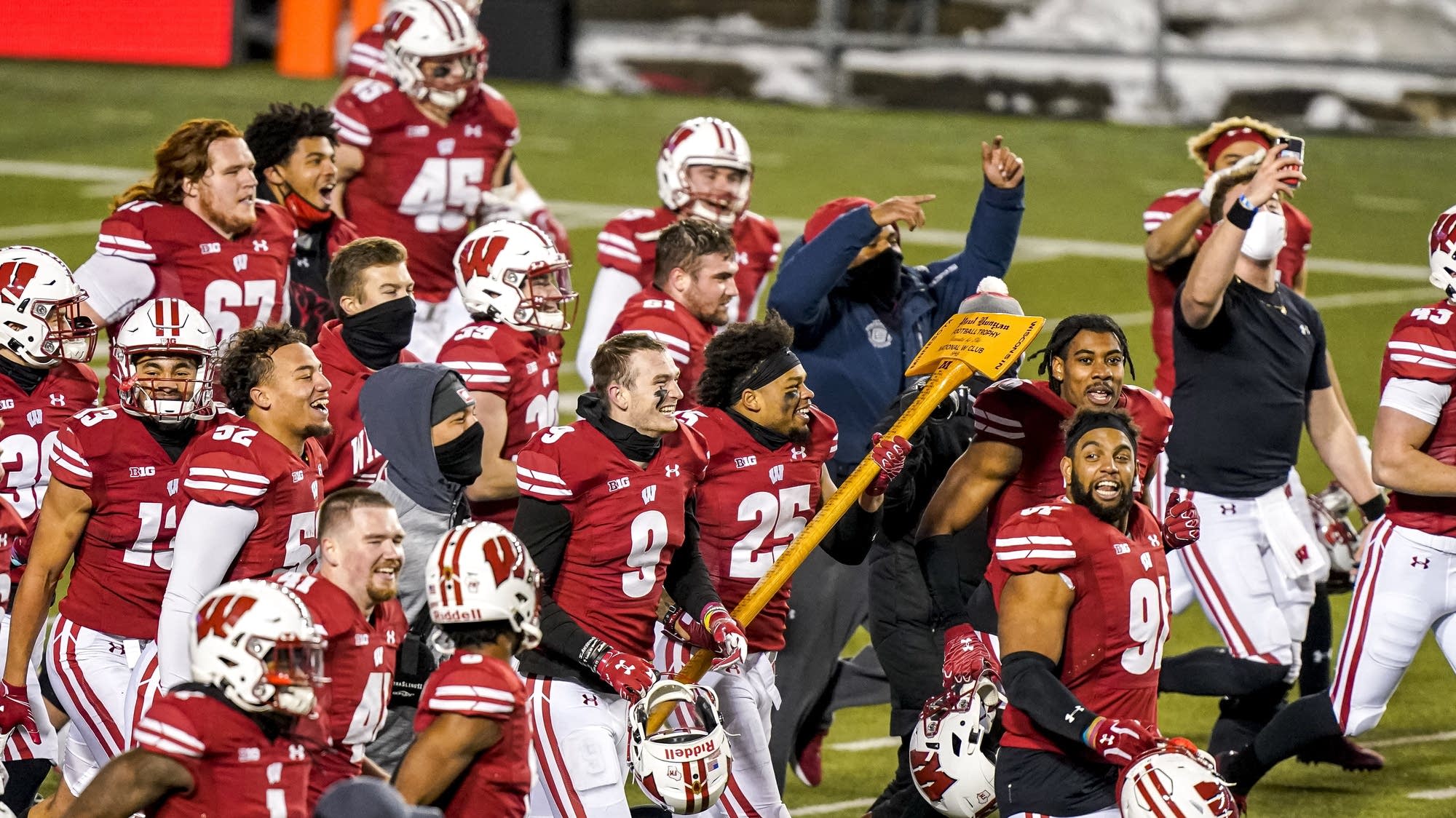 Badgers beat Gophers in OT, keep Paul Bunyan's Axe | MPR News