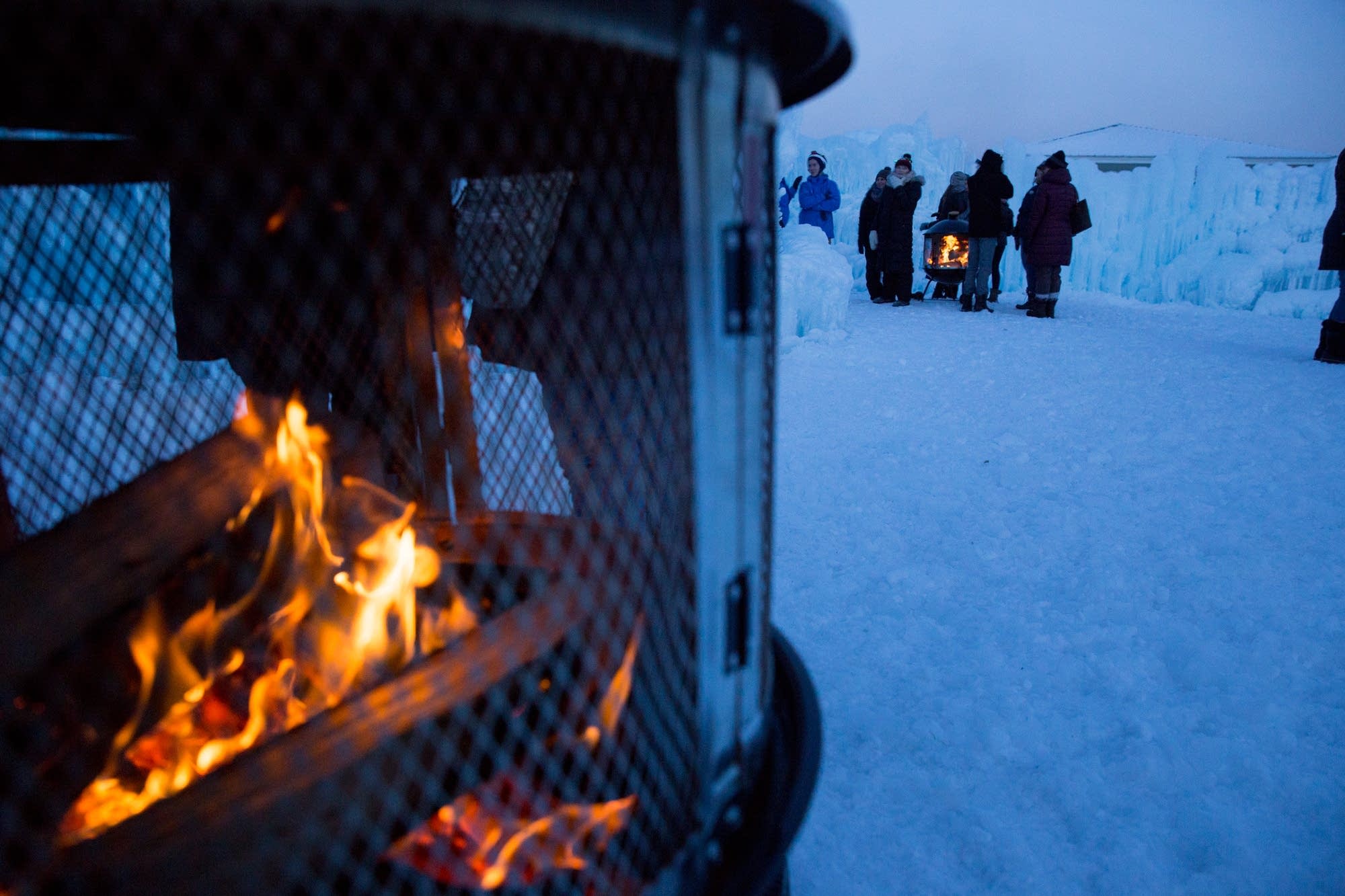 Photos: Braving the cold to see the Stillwater ice castle | MPR News