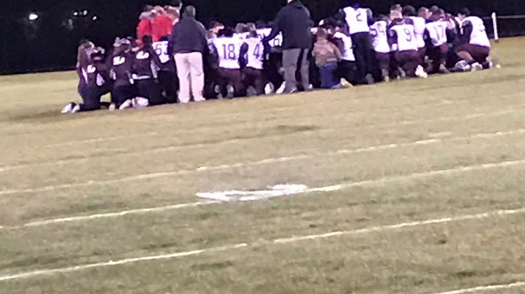 After teen dies in crash, a football game tries to heal | MPR News