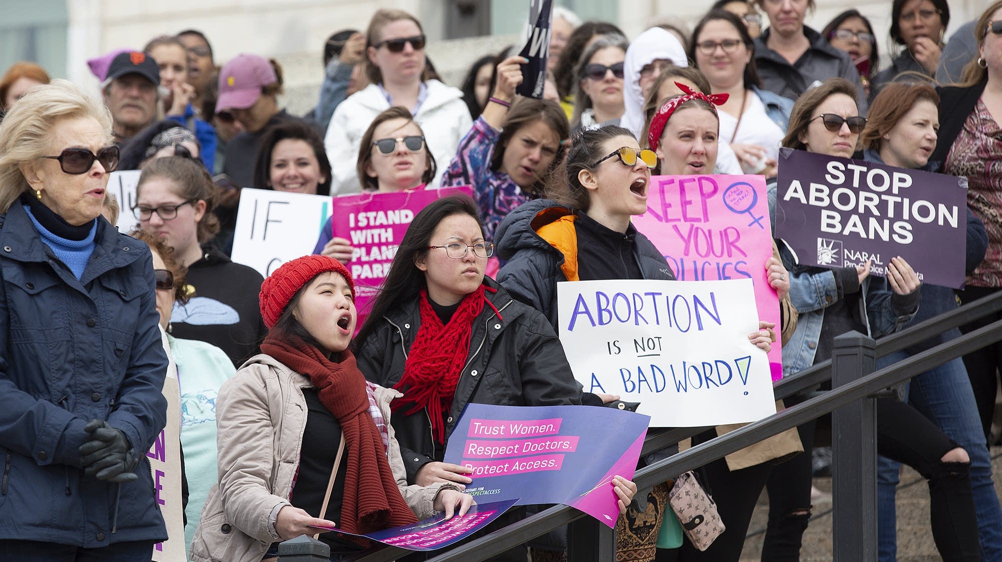 MN Capitol rally calls for abortion rights protection | MPR News