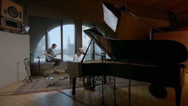 Whitney perform in The Current studio