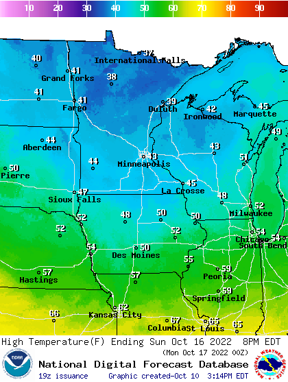 October reality check: 80 degrees to hard freeze by Friday morning ...