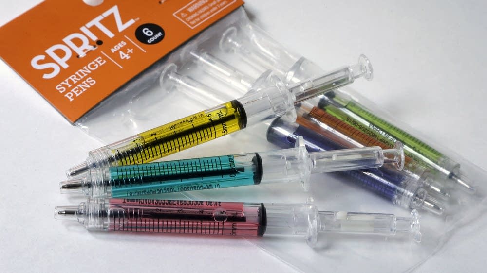 Pens resembling hypodermic needles sold at Target stir ire amid drug ...