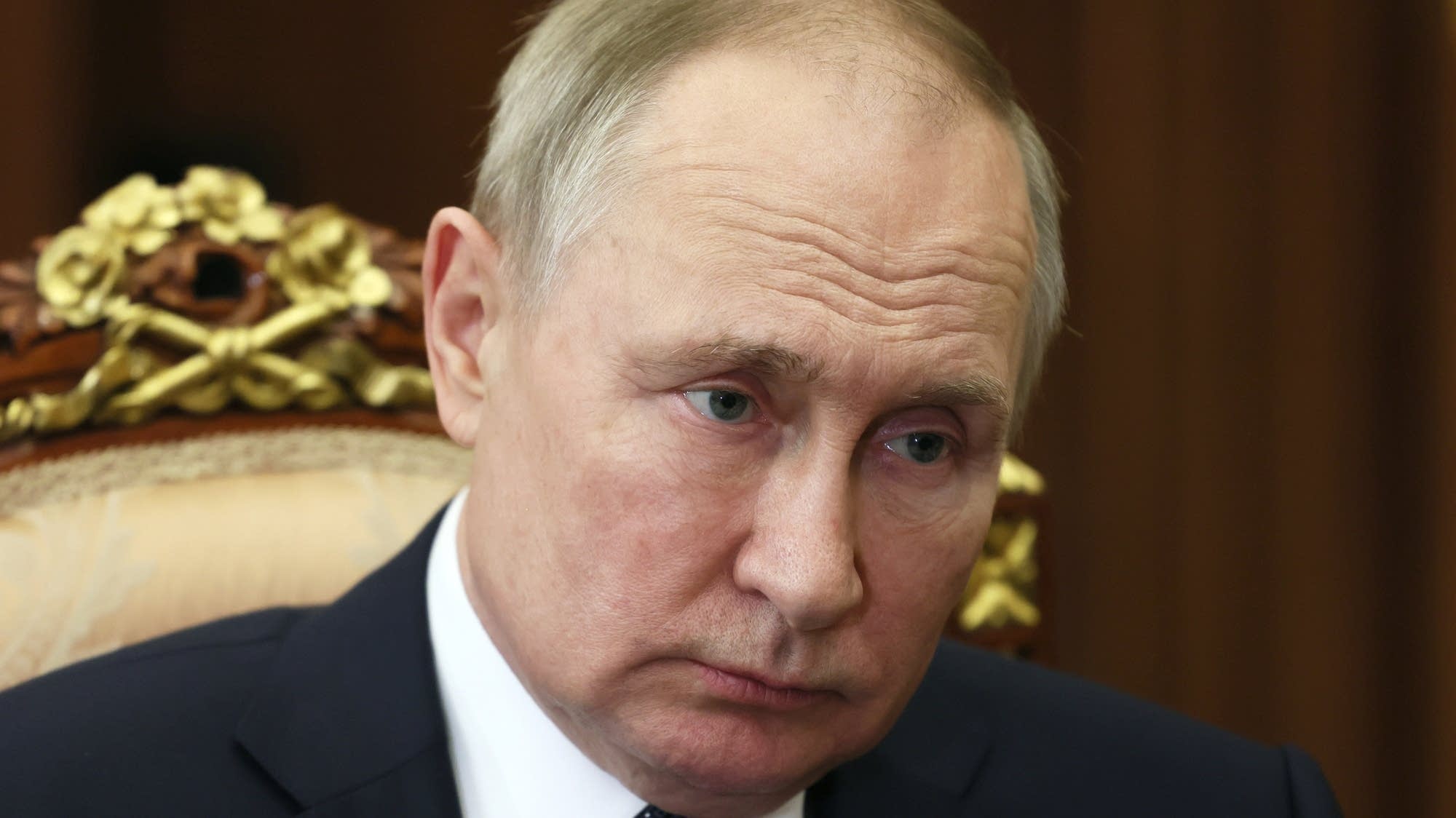 Cornered in Ukraine, Putin ditches annual news conference | MPR News