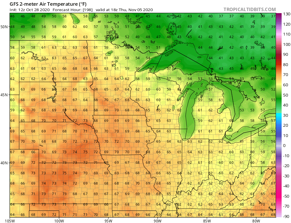 Snow up north Wednesday; a shot at 70 degrees next week? | MPR News