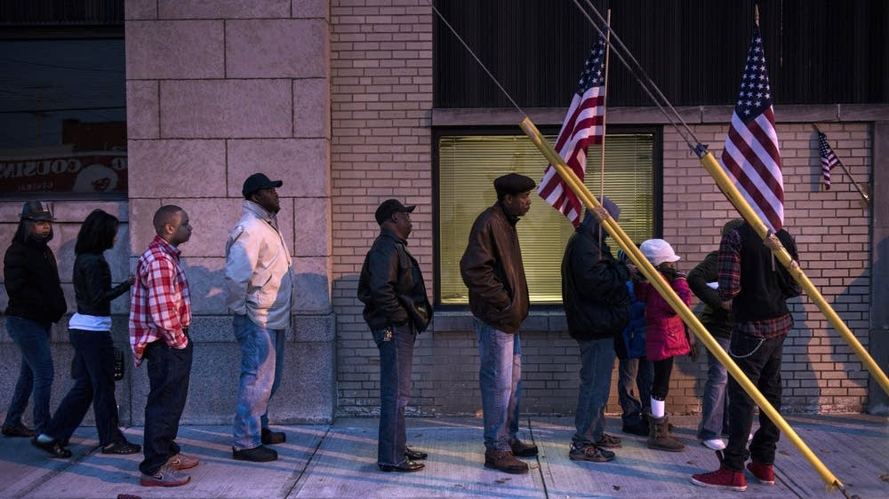 Biggest late poll problem long lines in key states | MPR News