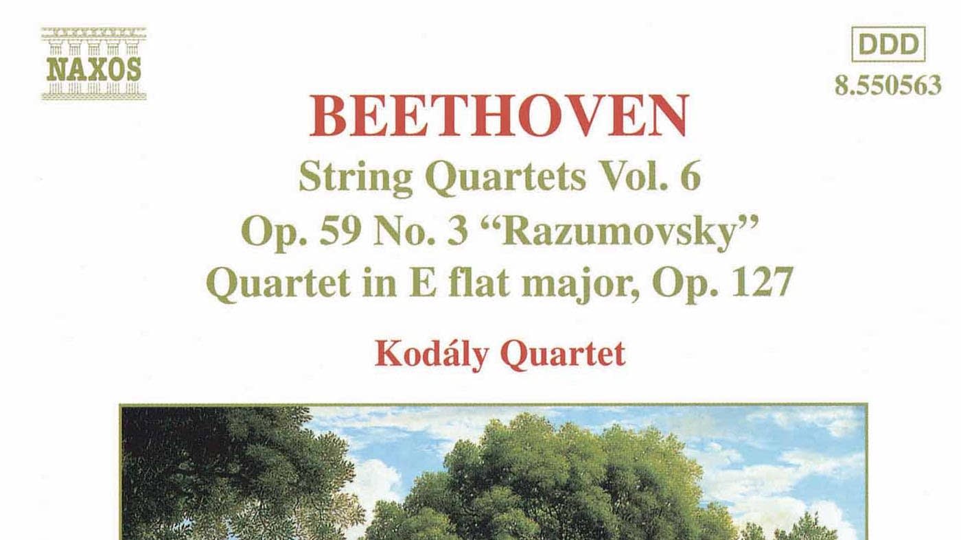 Daily Download: Ludwig van Beethoven - String Quartet No. 9 "Razumovsky ...