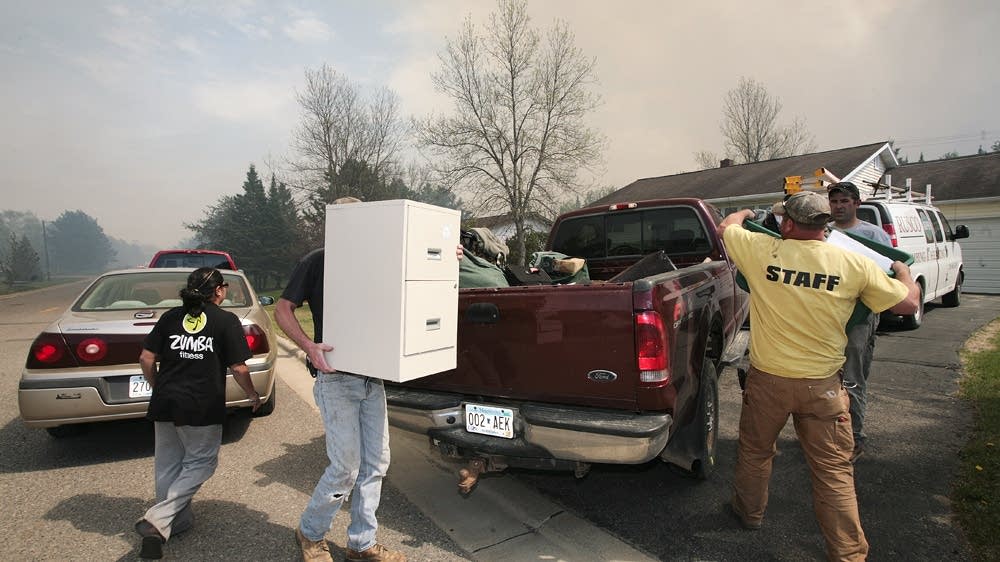 Highway 1 Fire edged dangerously close to Ely | MPR News