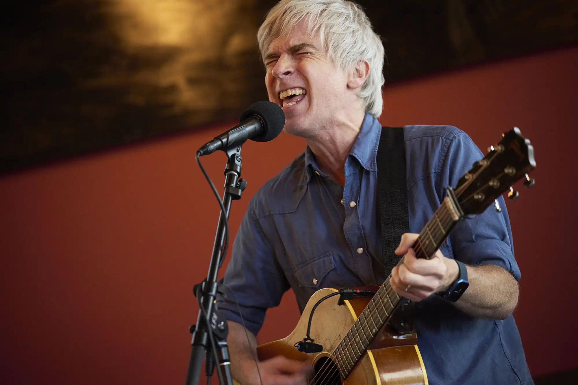 Photos: Matthew Caws of Nada Surf plays acoustic set at Surly