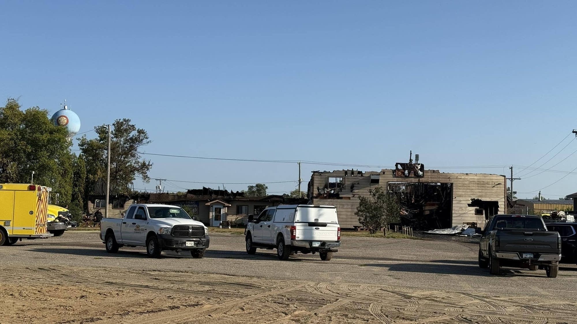 Labor Day fire destroys Leech Lake Housing Authority’s building | MPR News