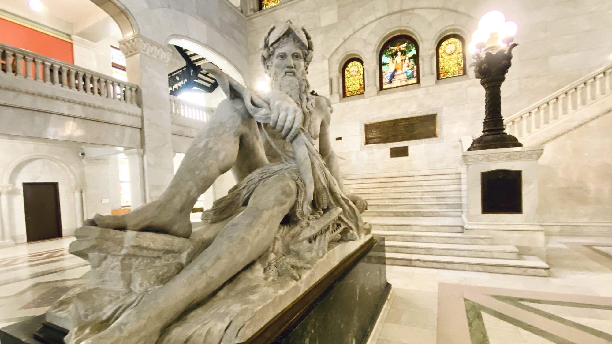 Critical DMs: The Father of Waters statue at the Minneapolis City Hall ...