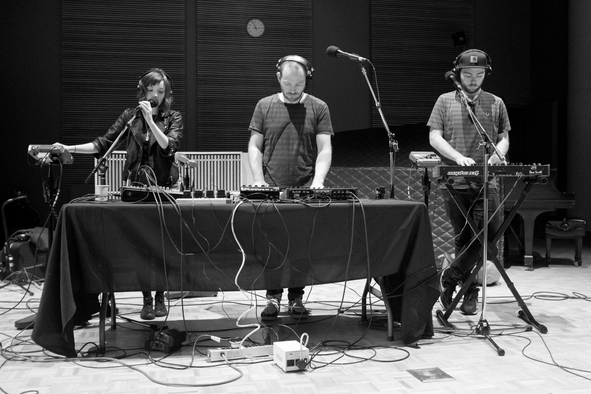 CHVRCHES perform live in The Current studios