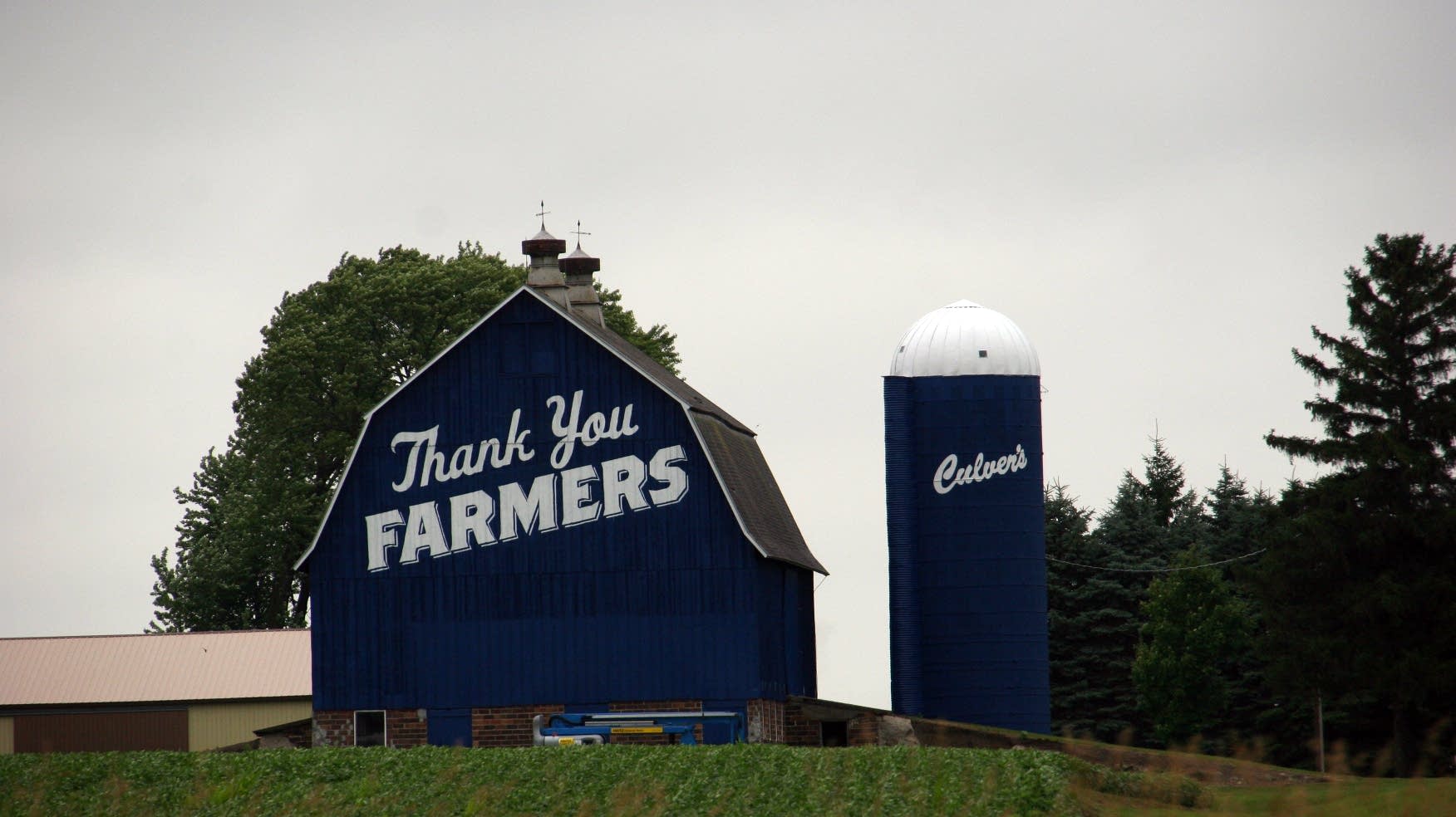 Northfield’s blue barn becomes a Culver’s landmark | MPR News
