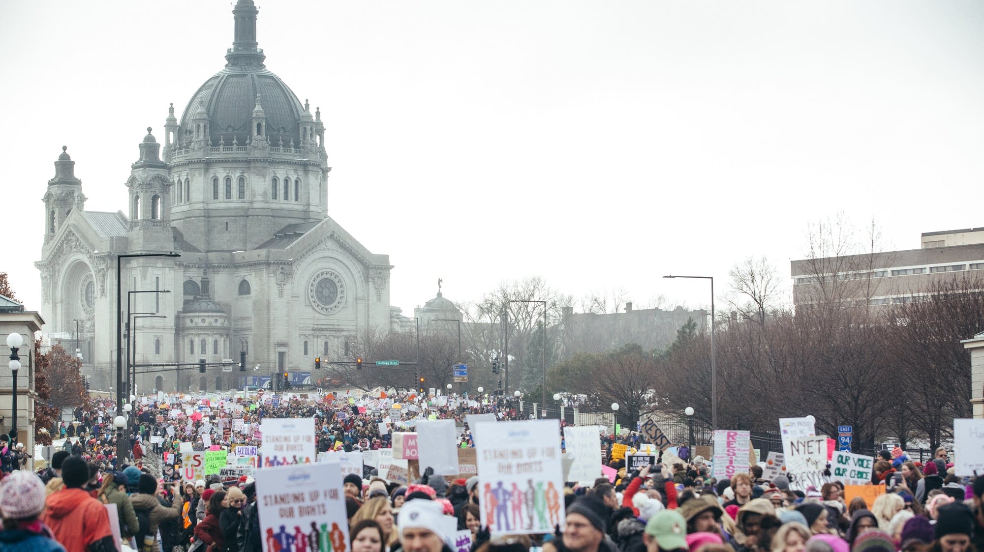 Photos: Around Minnesota, women -- and men -- march for women's rights ...