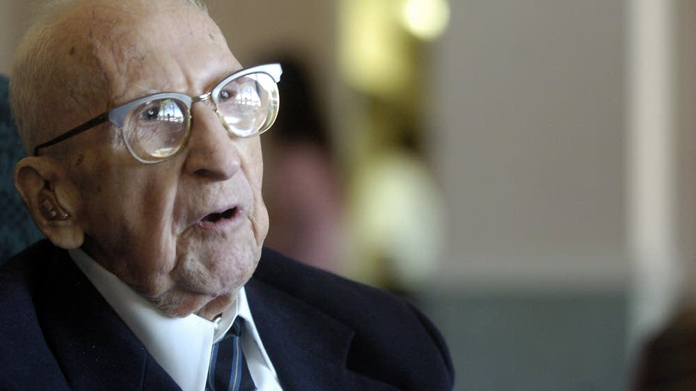 Born in Melrose, world's oldest man honored | MPR News