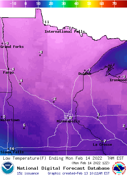 Cold, with snow spreading across Minnesota Sunday afternoon and evening ...