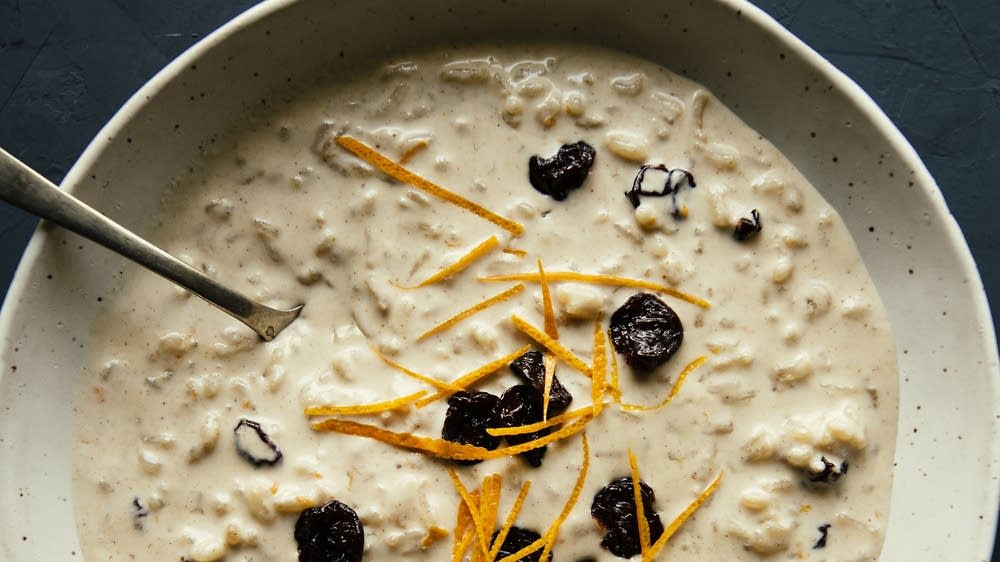 Sweet Rice Porridge w/Dried Cherries + Five Spice | The Splendid Table
