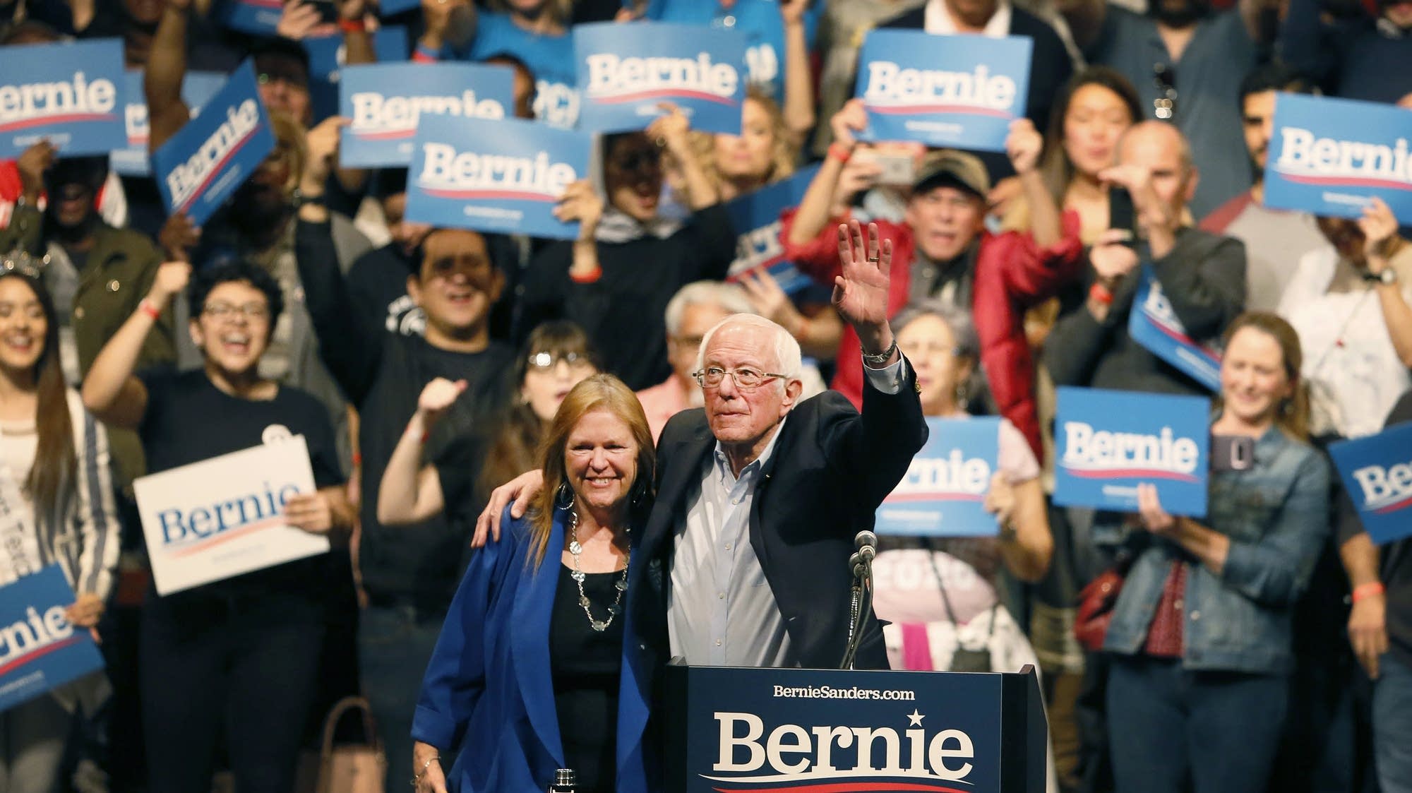 Sanders wins Nevada caucuses, takes national Democratic lead | MPR News