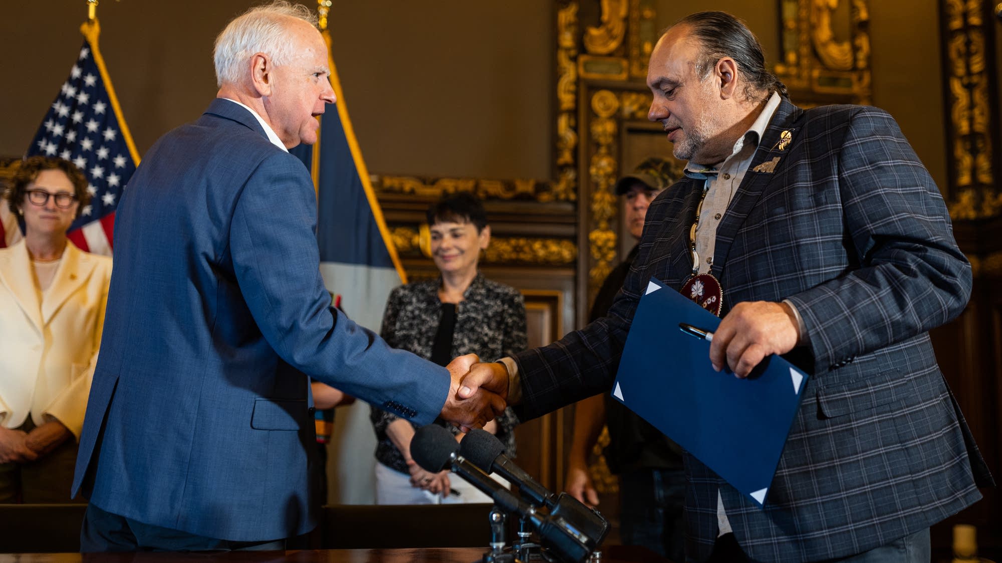 Walz signs legislation paving way for return of 3,400 acres to Fond du ...