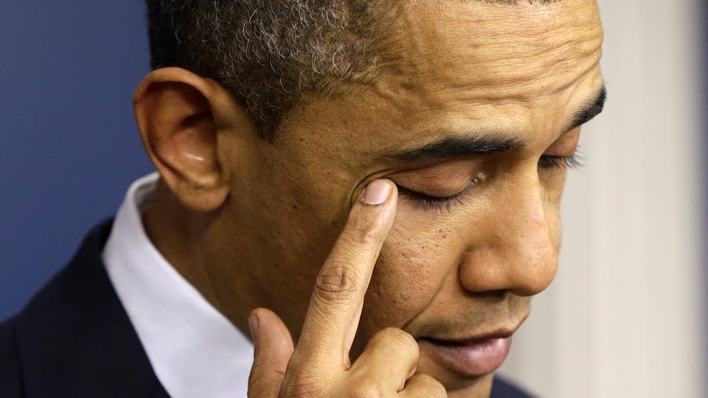 Tearful Obama Calls For Action After Shooting Mpr News