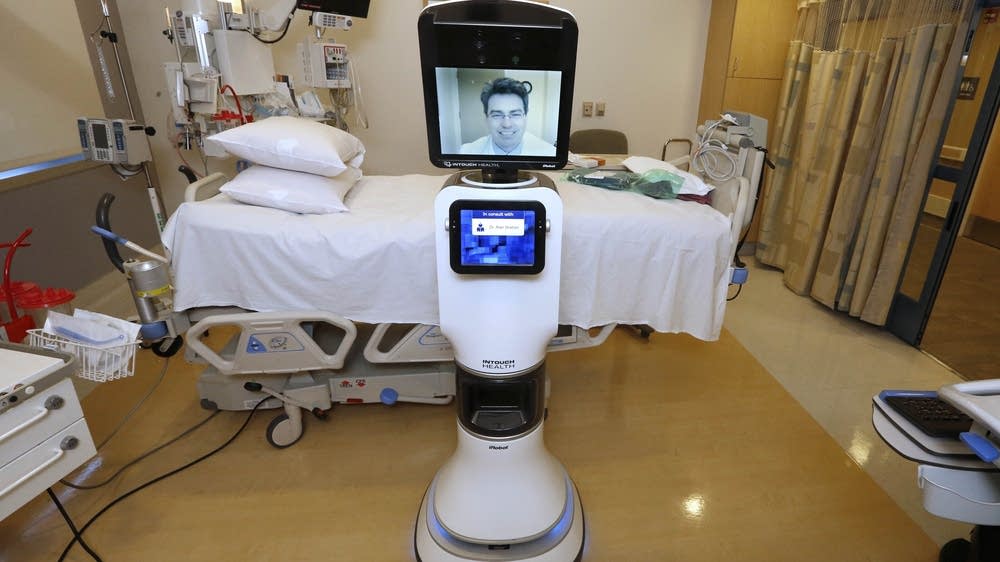 Robots let doctors 'beam' into remote hospitals | MPR News