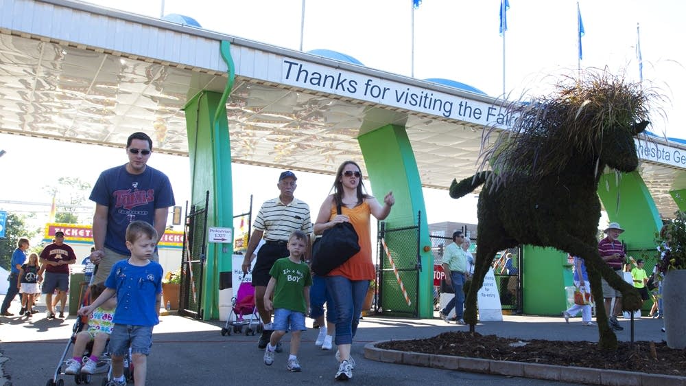 Opening day at fair adheres to expectations, tradition | MPR News