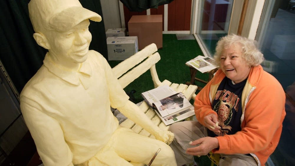 Norma Lyon, Iowa fair's 'butter cow lady,' dies | MPR News