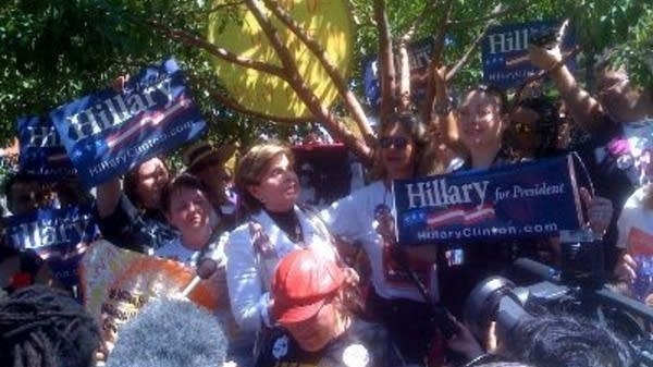 Clinton supporters press on | MPR News